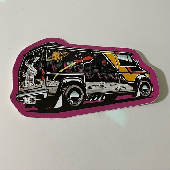 Dutch Bros | Other | Purple Designed Dutch Bros Van Sticker | Poshmark
